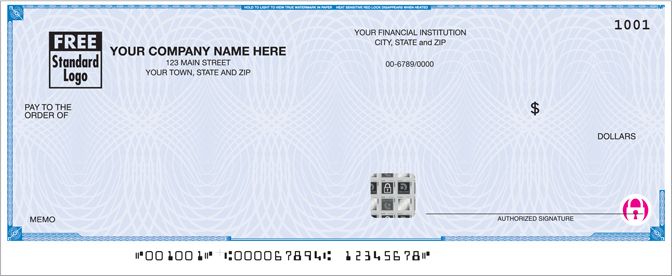 Laser Top QuickBooks Compatible Printer Checks (DLT104)